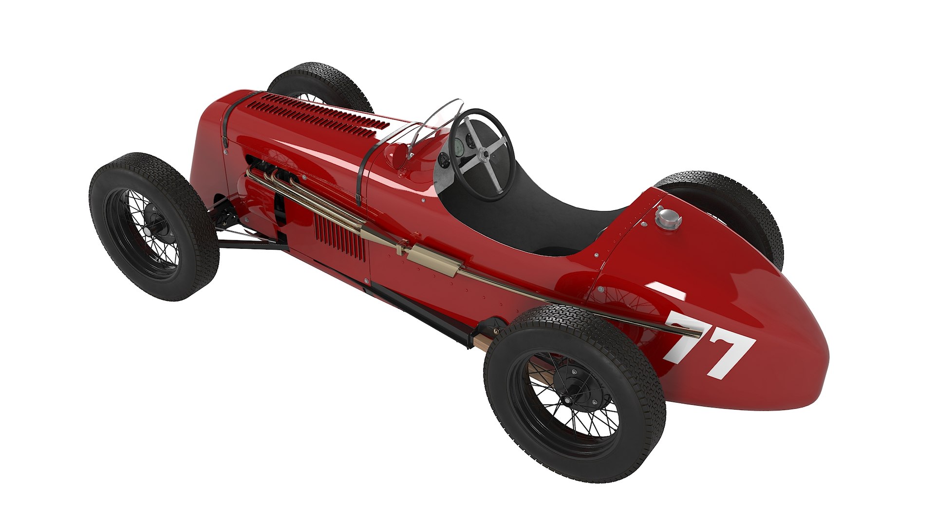 3D Austin Seven Special Car Model - TurboSquid 1521408