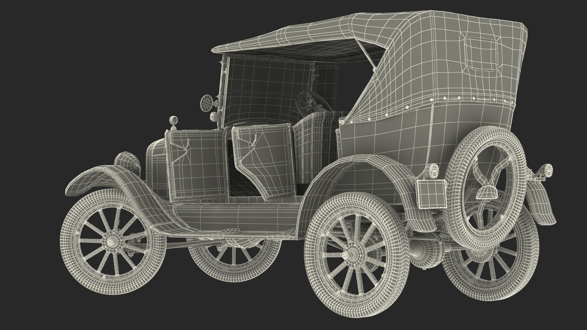 Vintage 20s Car Generic Model - TurboSquid 1550810