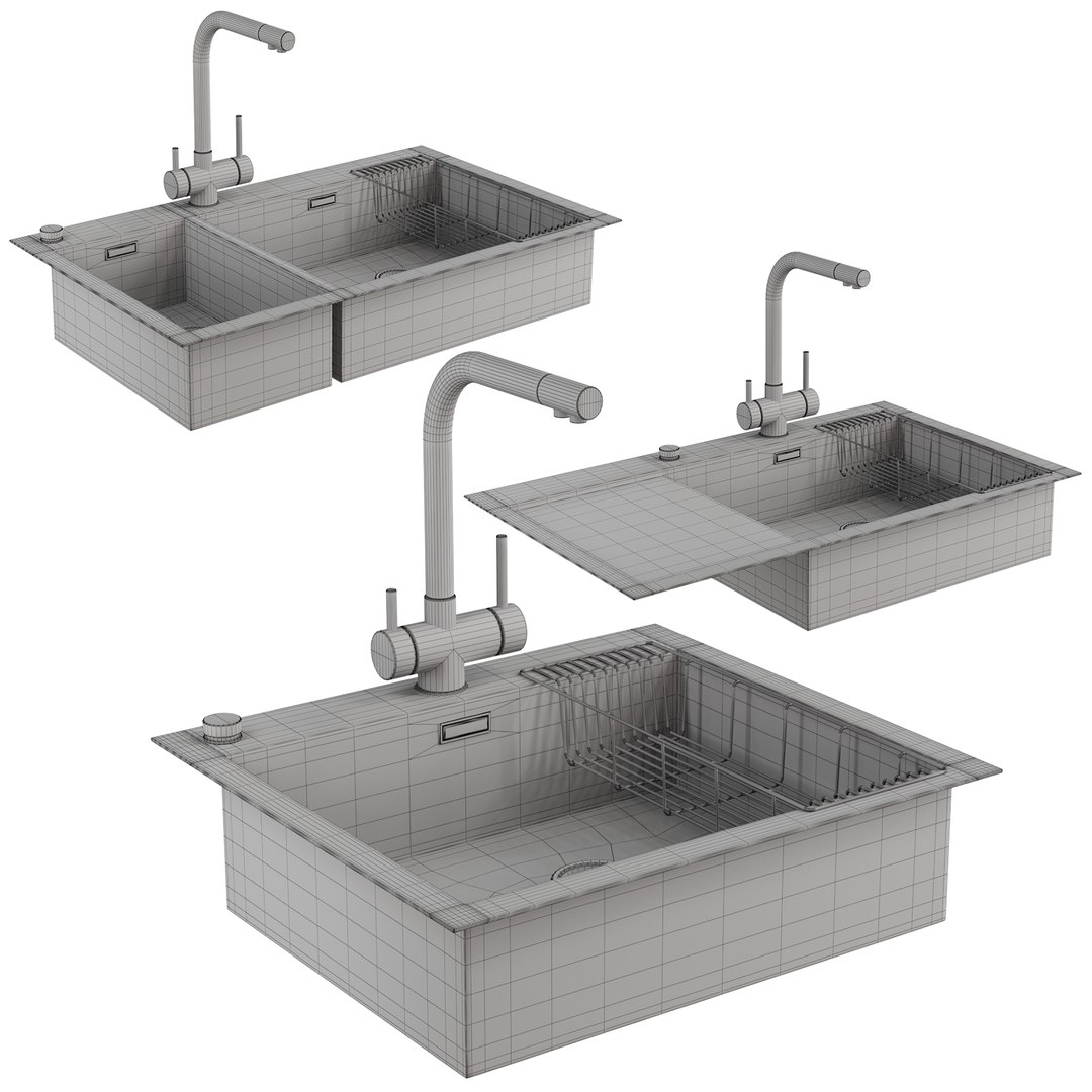 Kitchen Sink 3D Model - TurboSquid 1843974