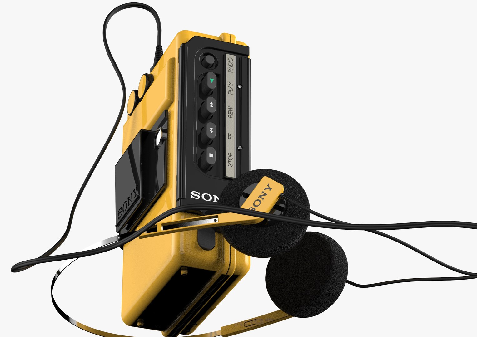 Walkman Sony 3D - TurboSquid 1334574