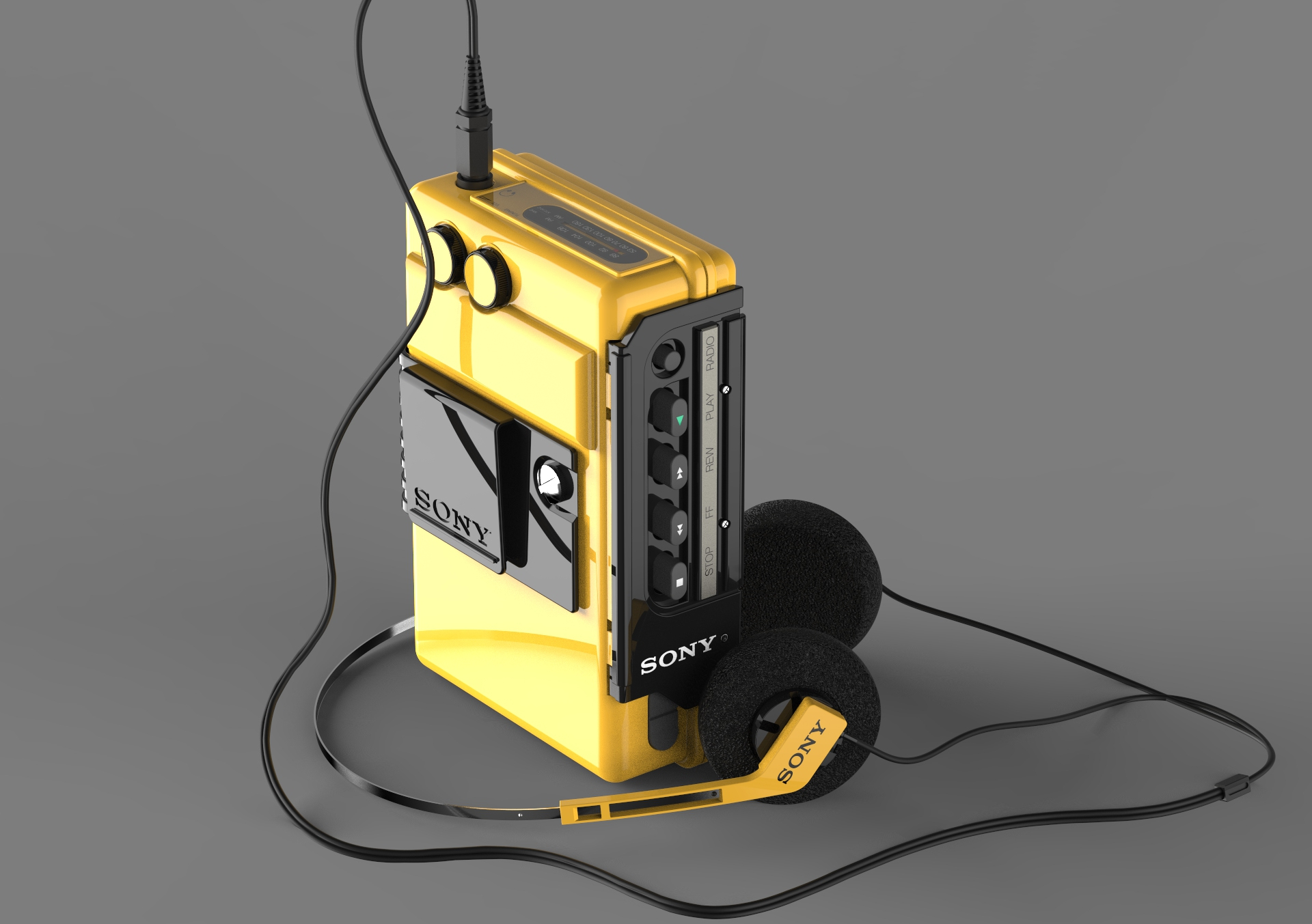 Walkman sony 3D - TurboSquid 1334574