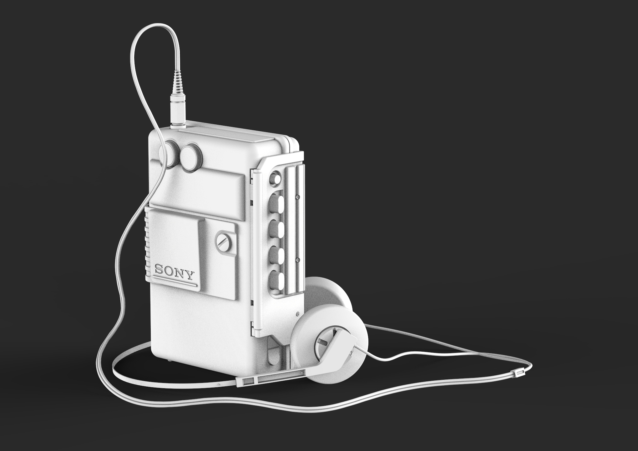 Walkman sony 3D - TurboSquid 1334574