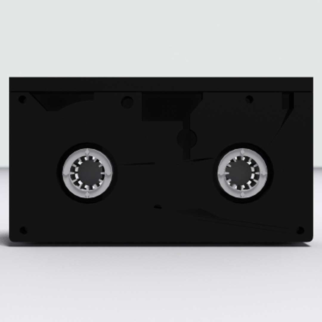 3d Vhs Tape Model