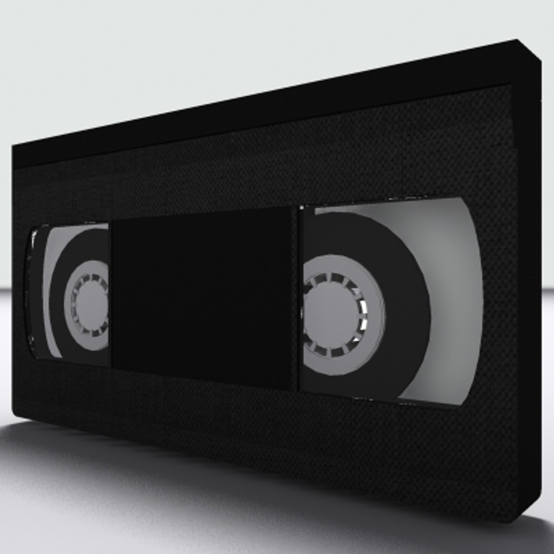 3d Vhs Tape Model