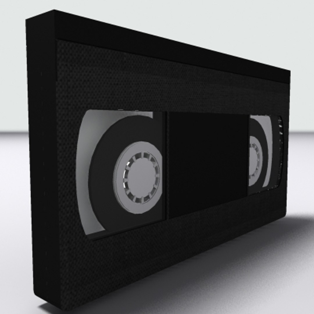 3d Vhs Tape Model
