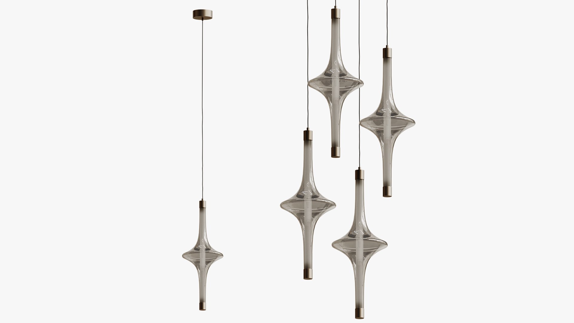 Bontempi Rain Pendant Lamp 3D Model - TurboSquid 2352237