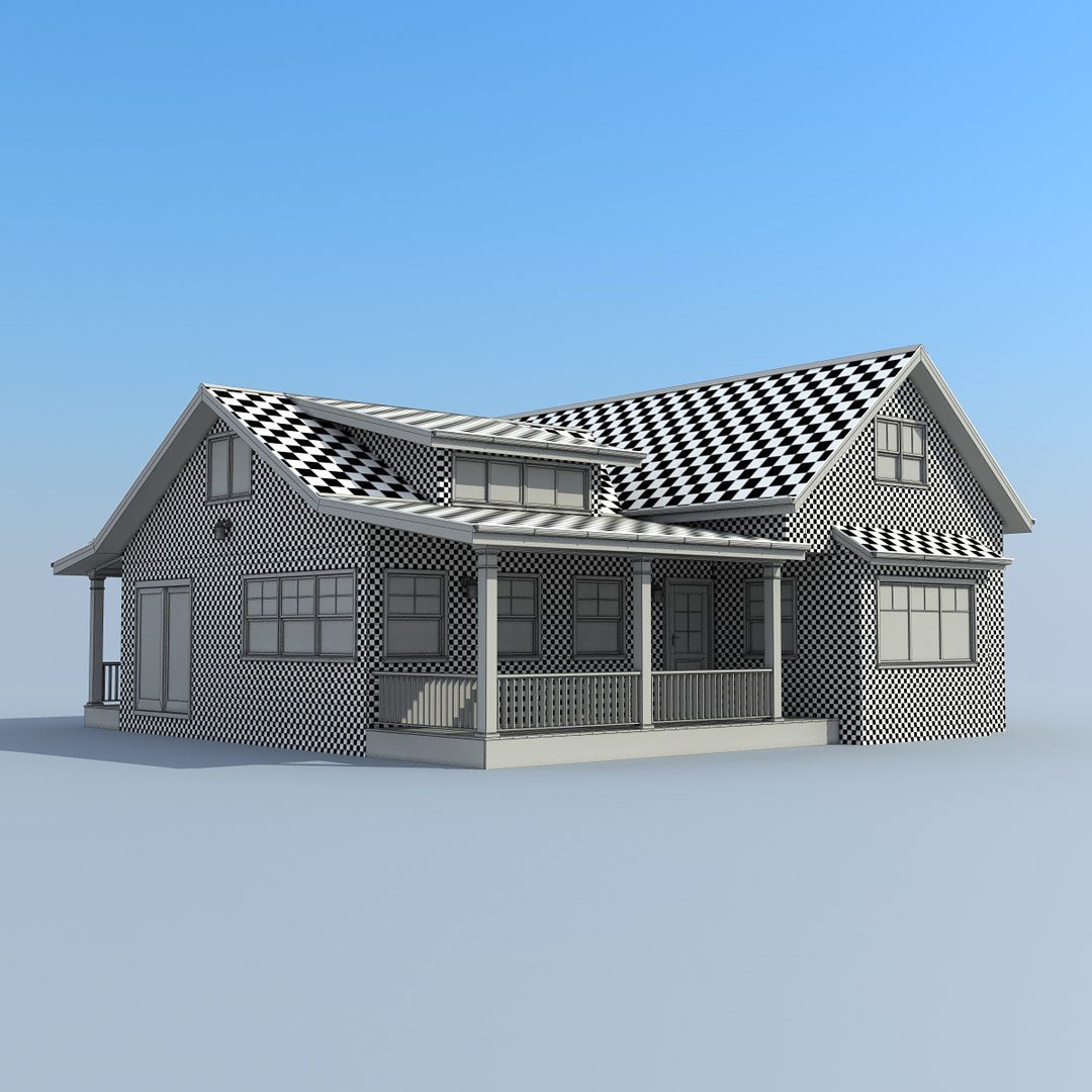 3d Model Lake House