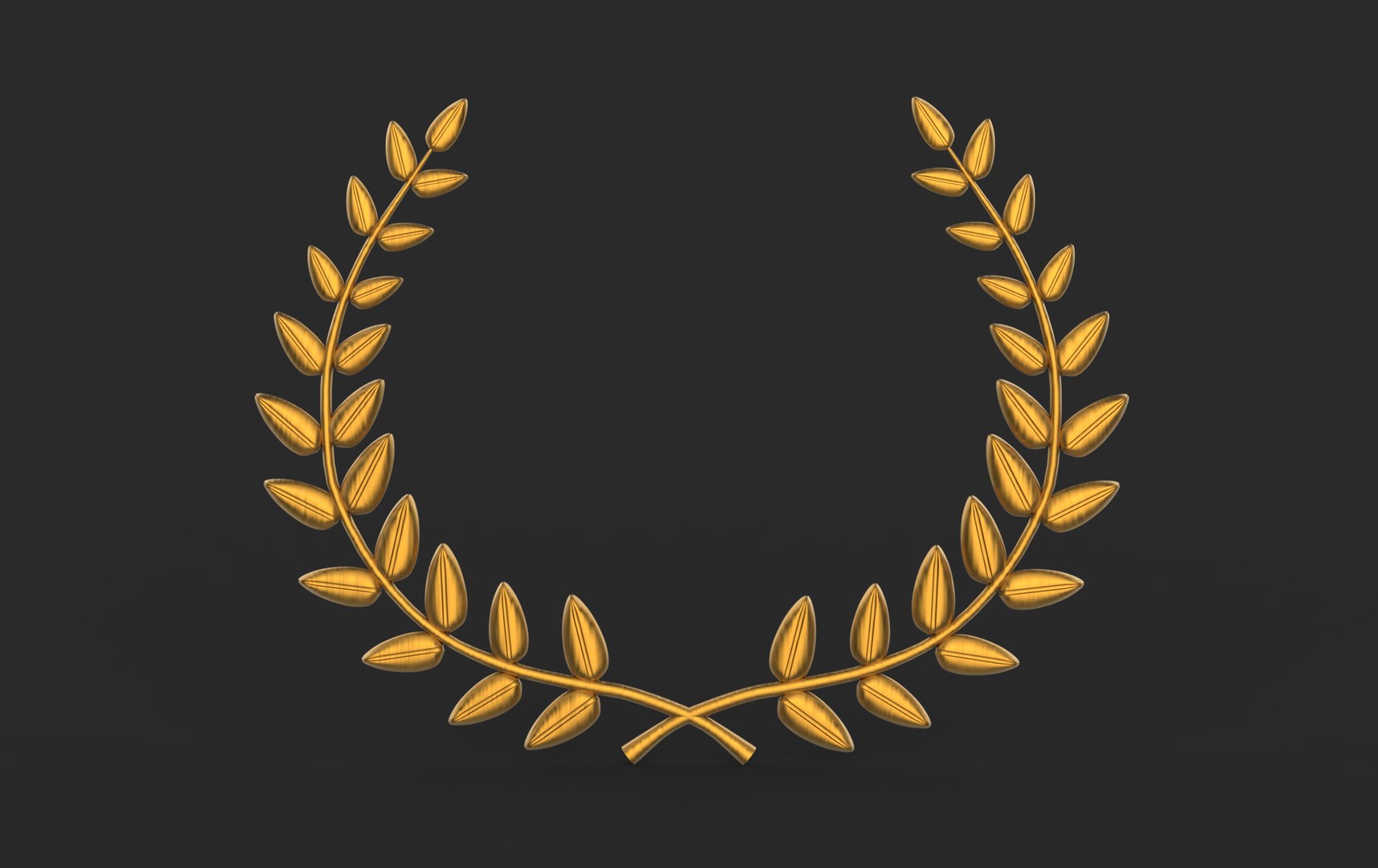 3D Laurel Wreath 3D Model - TurboSquid 2343884