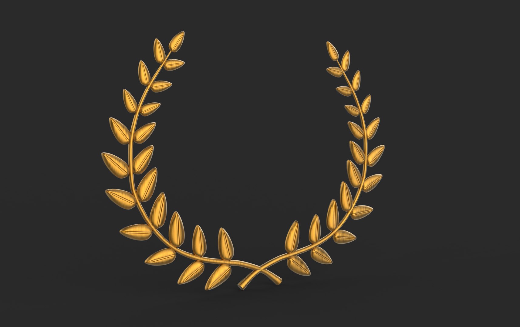 3D Laurel Wreath 3D Model - TurboSquid 2343884