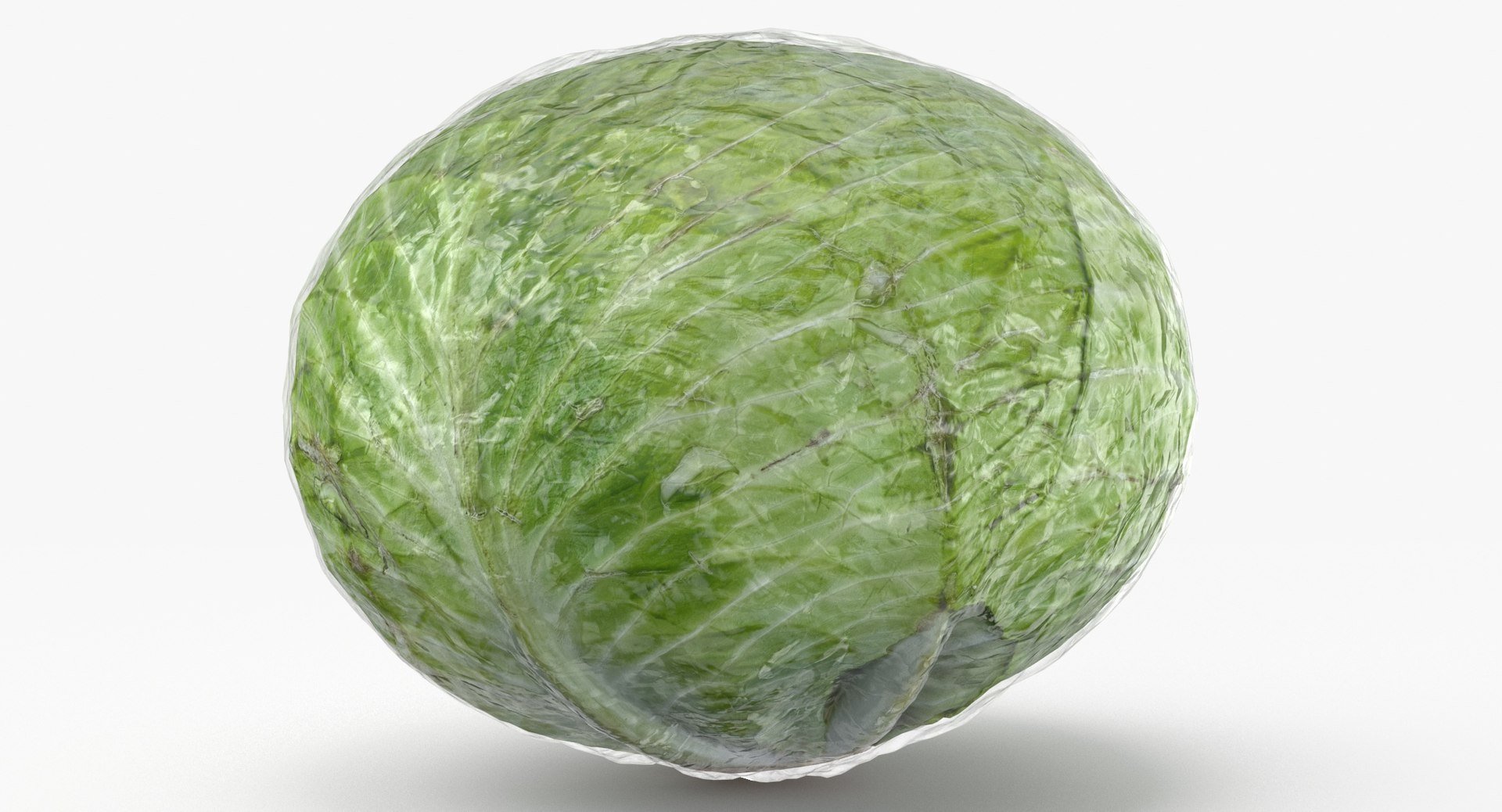 3D Cabbage 01 With Wrap - TurboSquid 1839077
