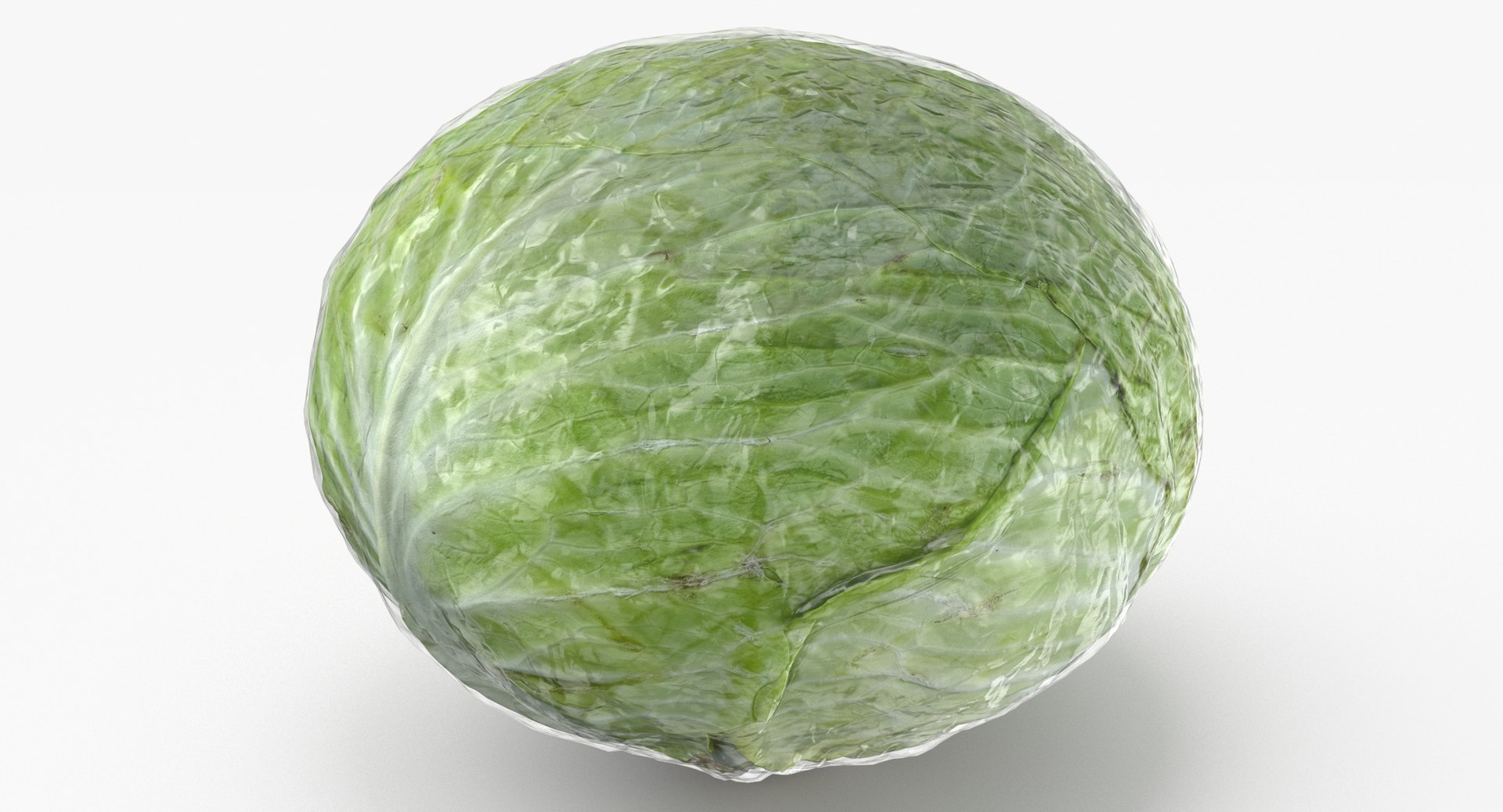 3D Cabbage 01 With Wrap - TurboSquid 1839077