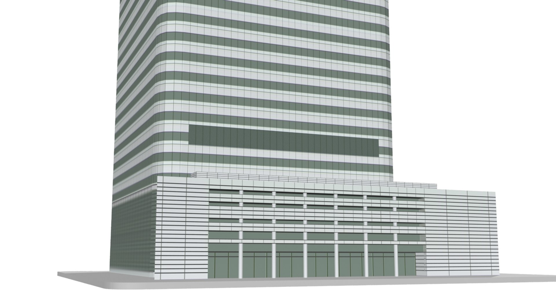 Hsbc Tower London 3D Model - TurboSquid 1361848