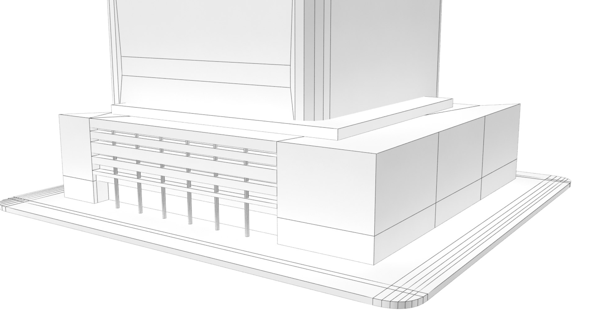 Hsbc Tower London 3D Model - TurboSquid 1361848