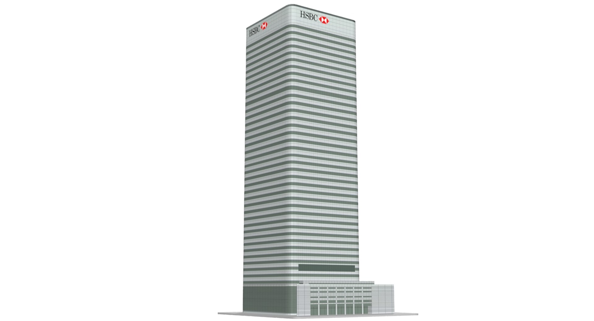 Hsbc Tower London 3D Model - TurboSquid 1361848