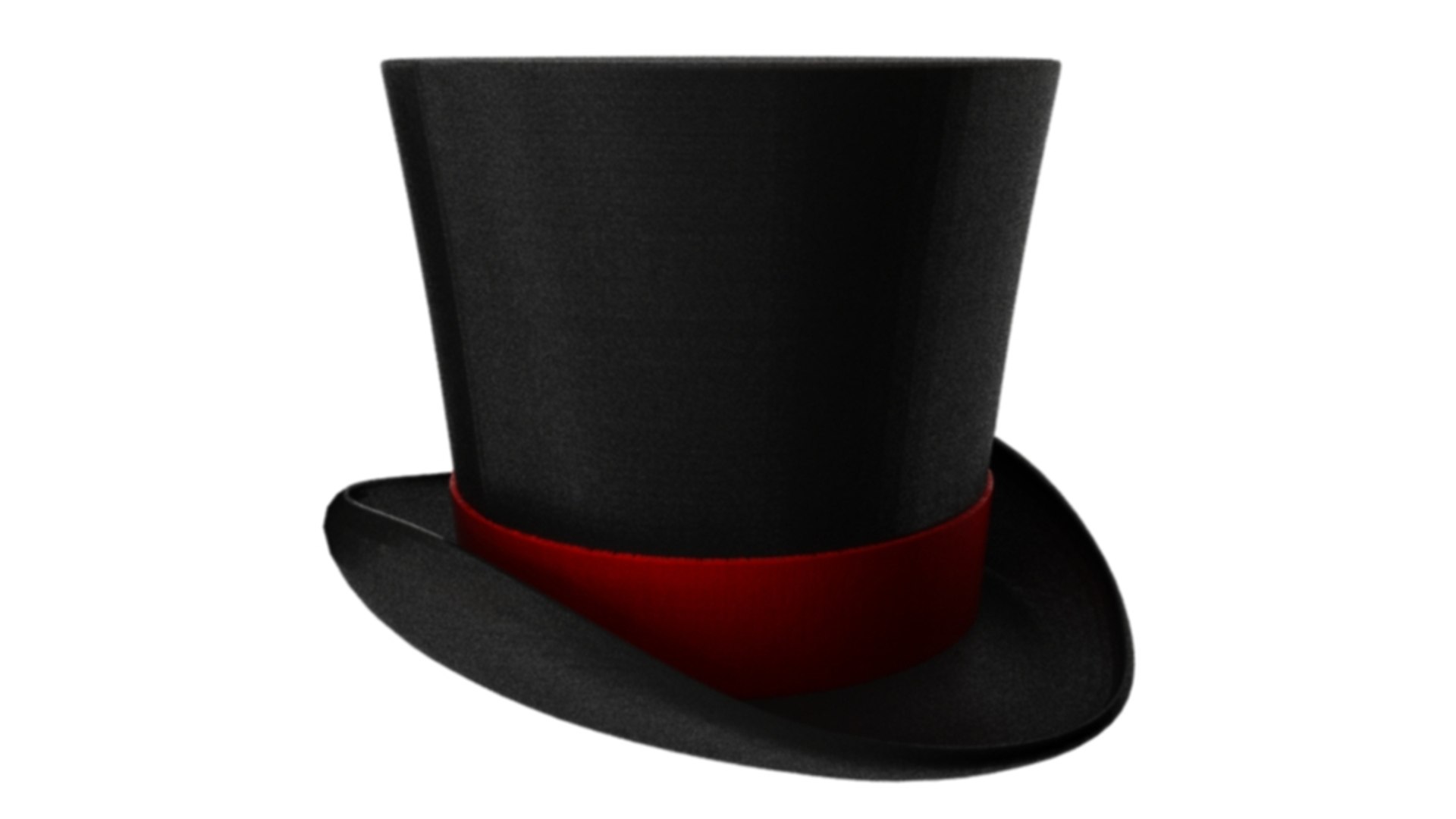 3d Tophat Red Lining Model