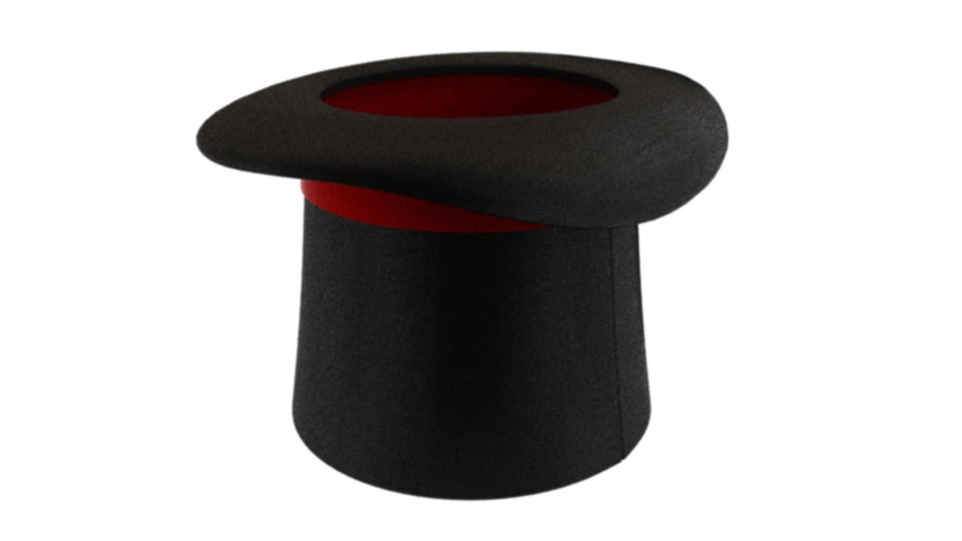 3d Tophat Red Lining Model