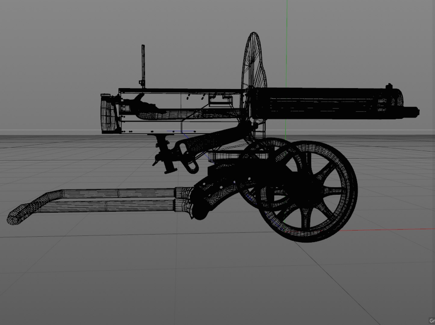 3d Model Maxim M1910