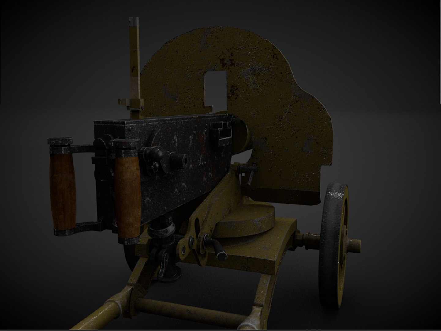 3d Model Maxim M1910