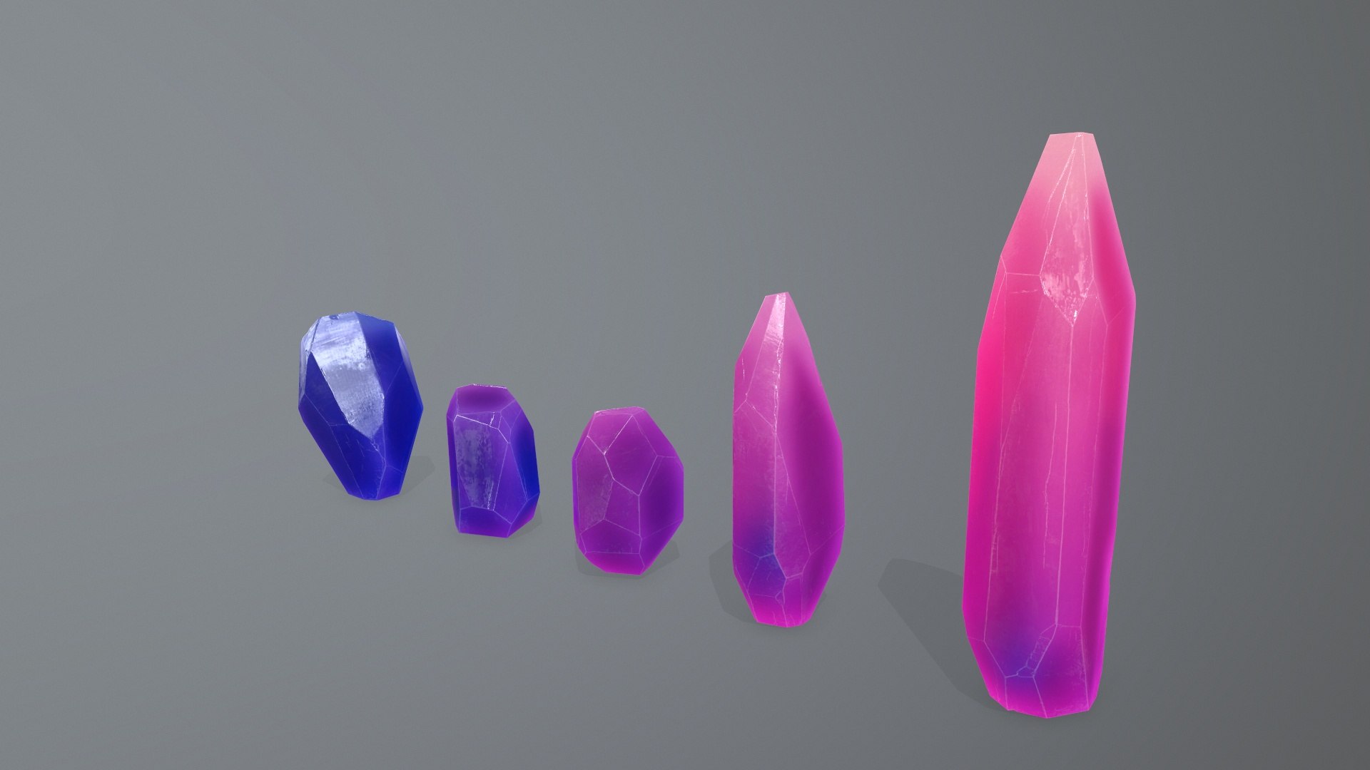3D Model Crystal Set - TurboSquid 2285590