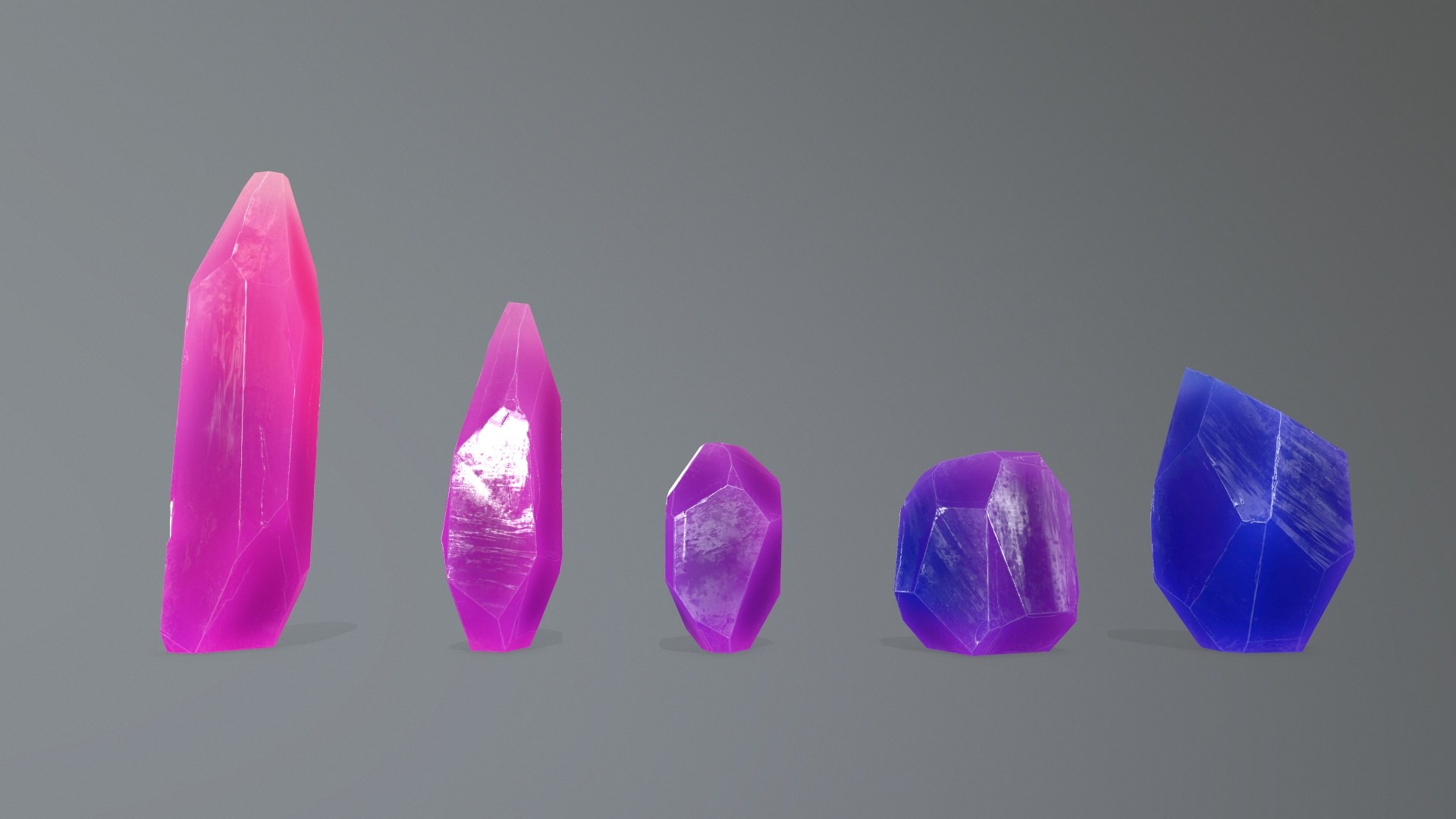3D Model Crystal Set - TurboSquid 2285590