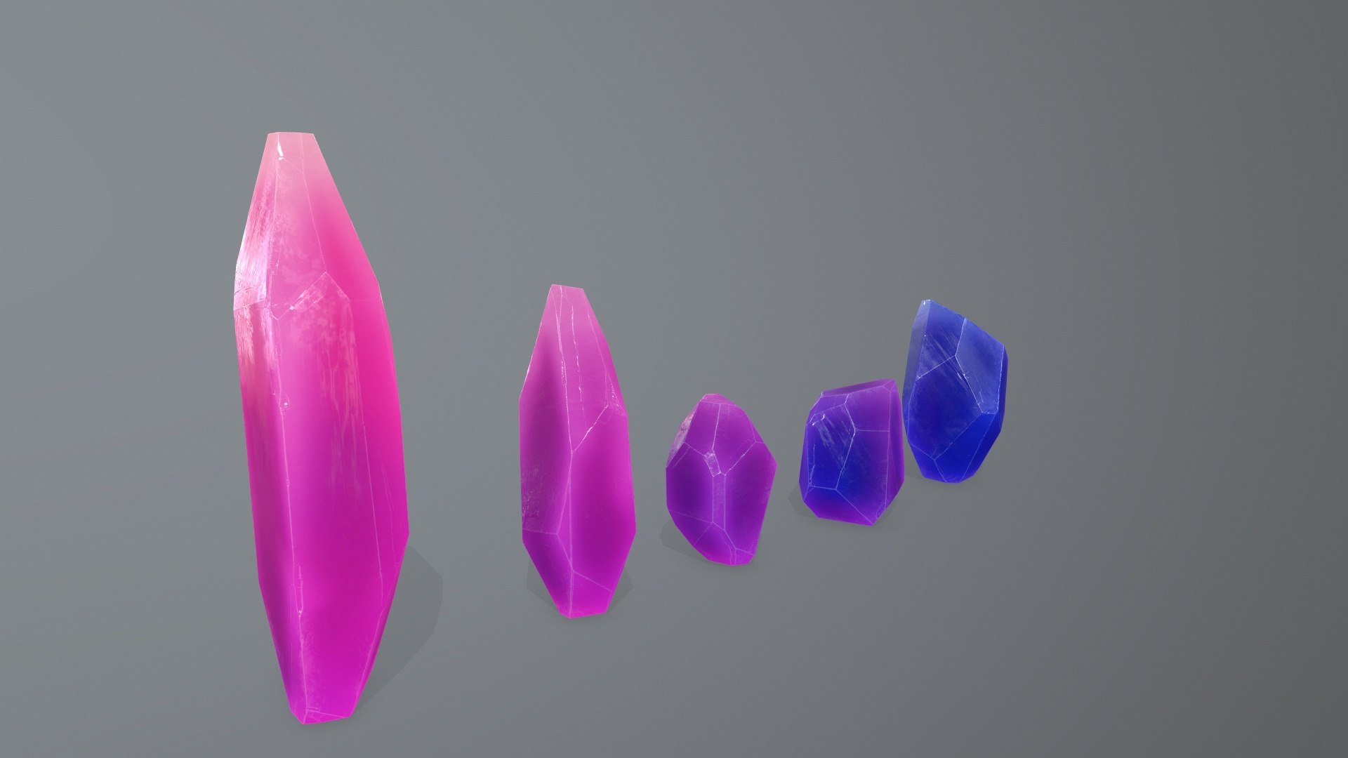 3D Model Crystal Set - TurboSquid 2285590