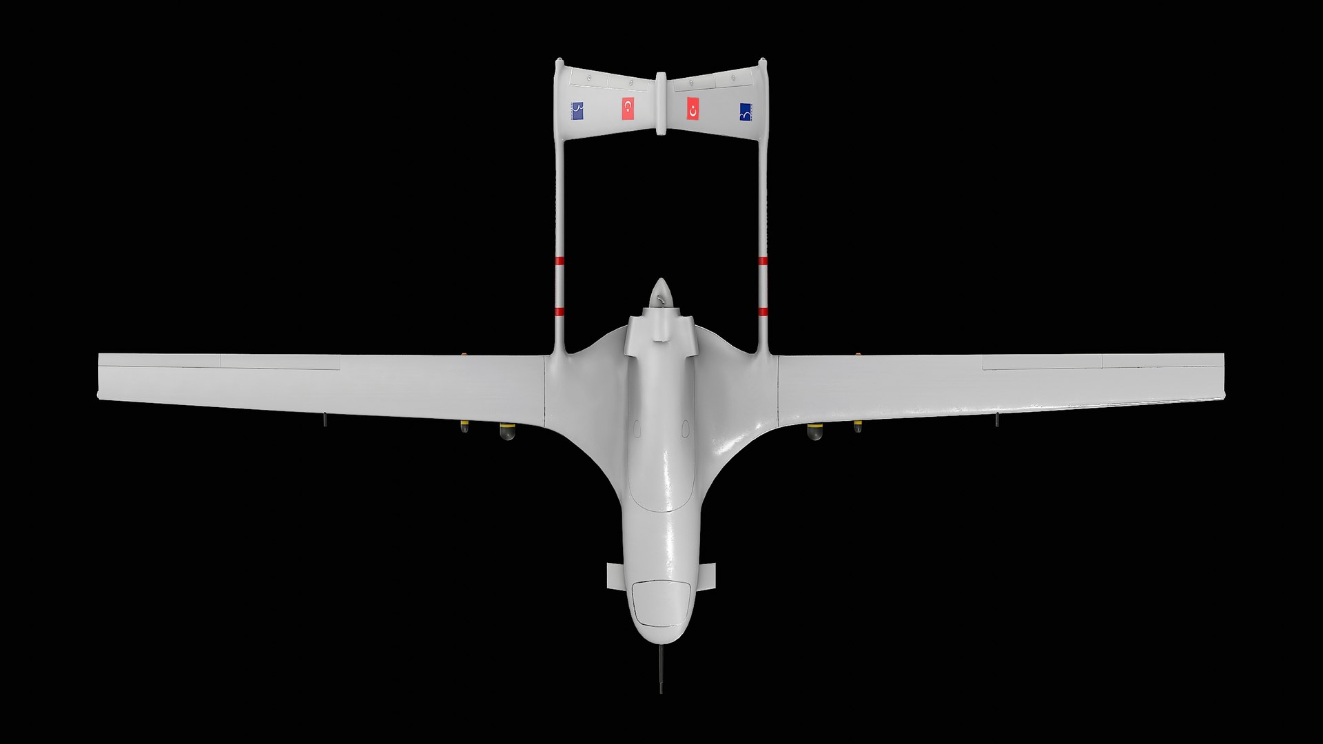 Bayraktar TB2 Unmanned Combat Aerial Vehicle 3D Model - TurboSquid 2295748