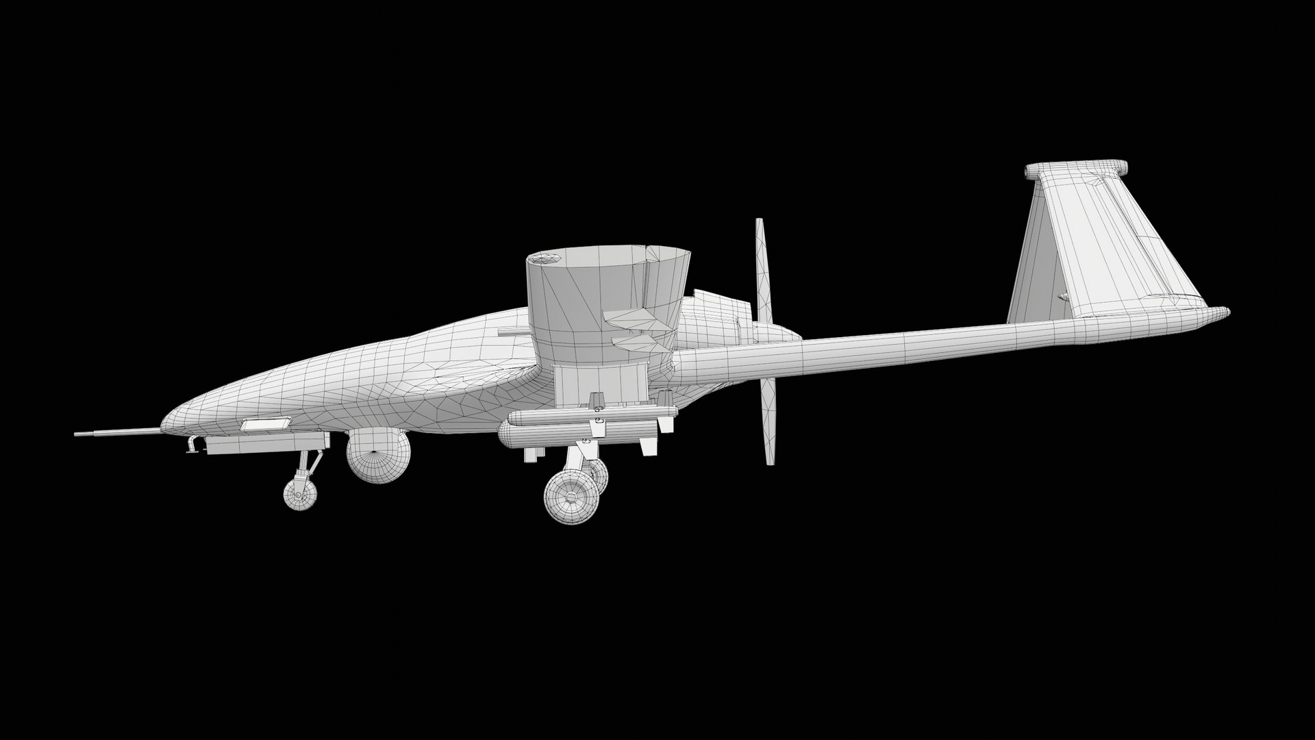 Bayraktar TB2 Unmanned Combat Aerial Vehicle 3D Model - TurboSquid 2295748
