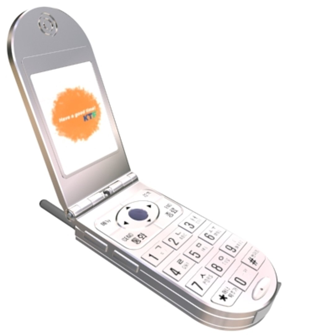 pcs phone 3d model