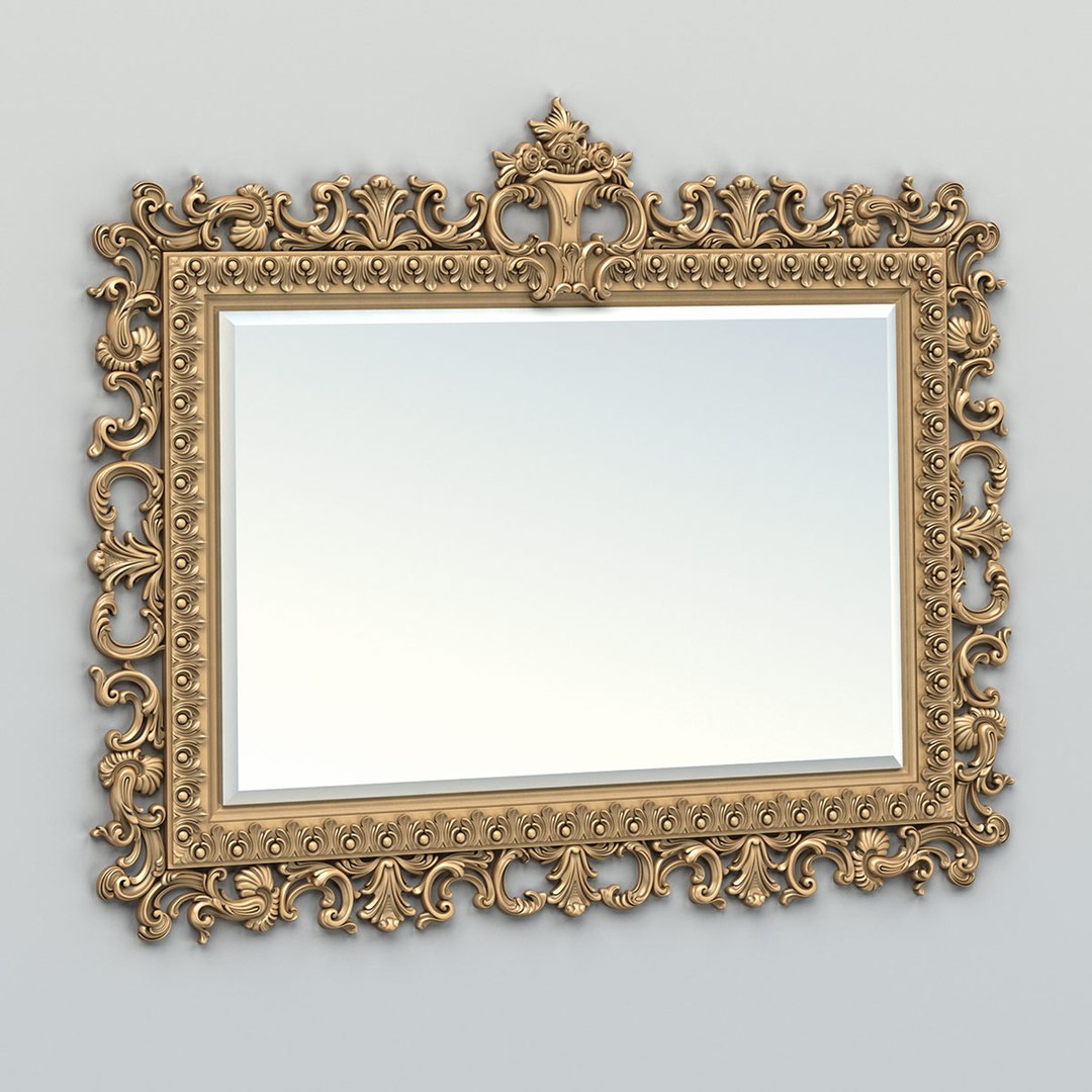Cnc Mirror Frame 3D - TurboSquid 1704659
