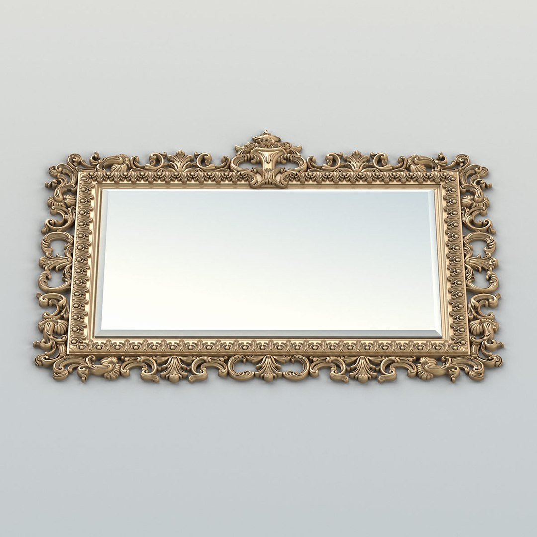Cnc Mirror Frame 3D - TurboSquid 1704659