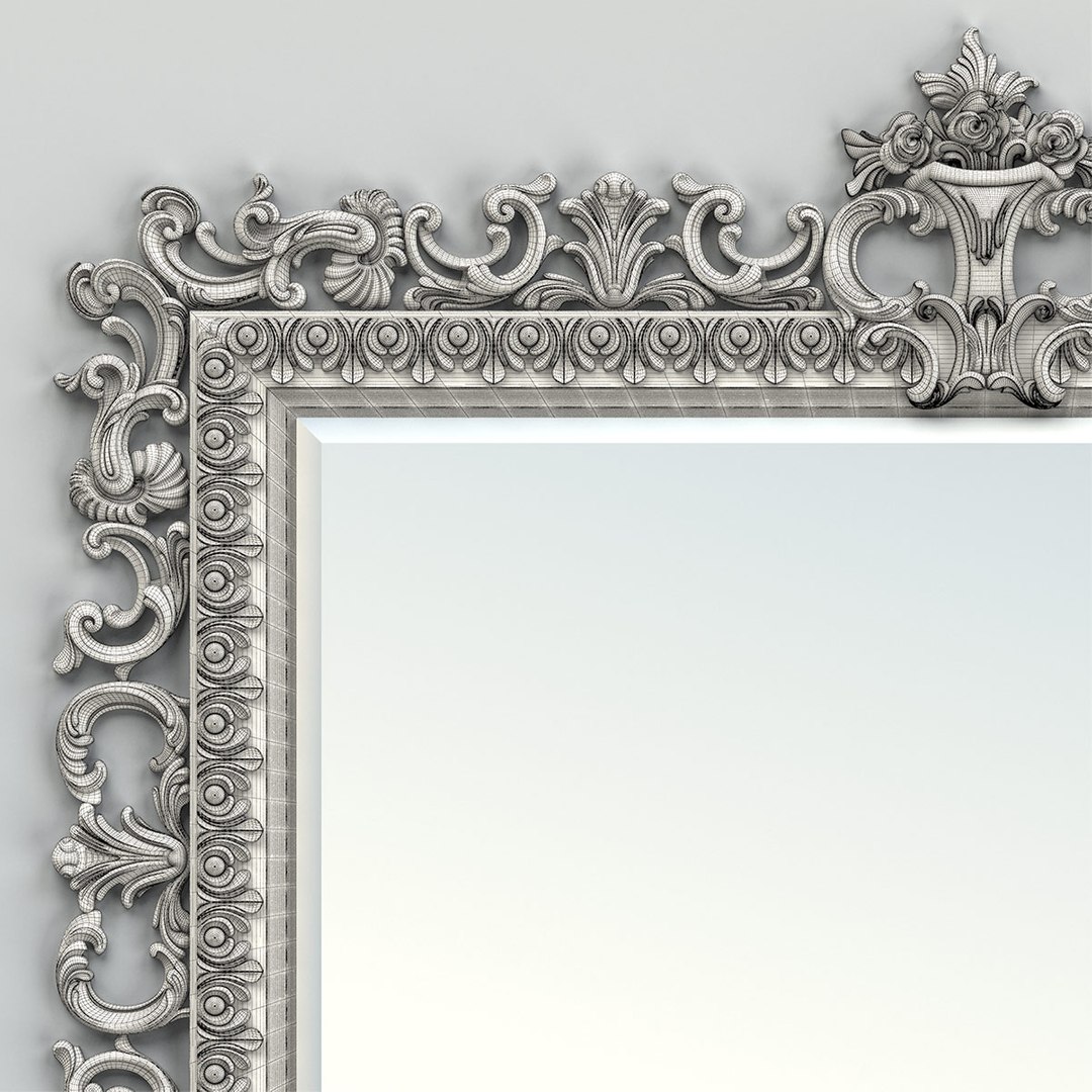 Cnc Mirror Frame 3D - TurboSquid 1704659