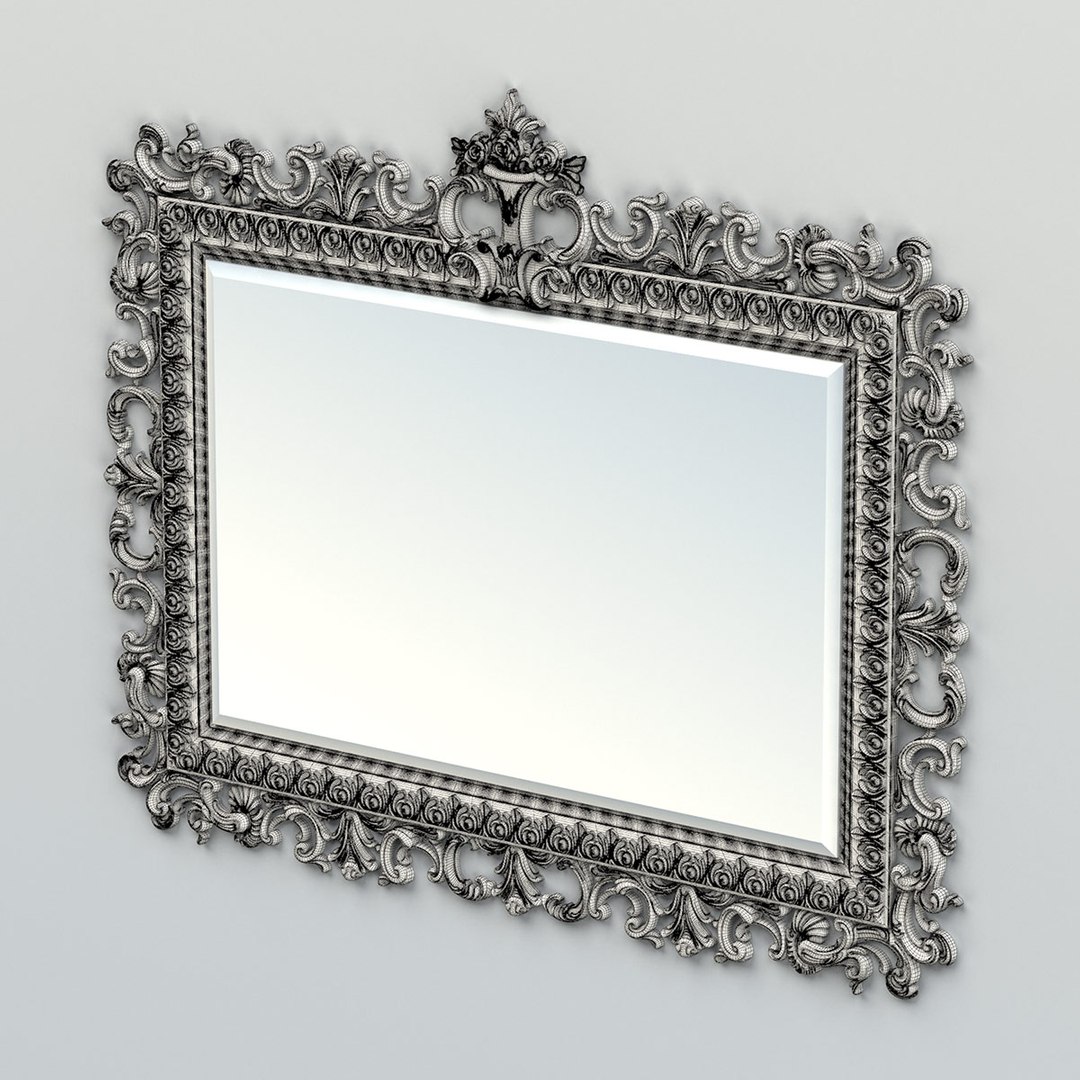 Cnc Mirror Frame 3D - TurboSquid 1704659