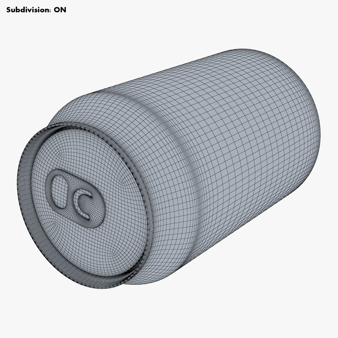3D Model Splashberry Soda Can 330ml Simple M 1 - TurboSquid 2135631