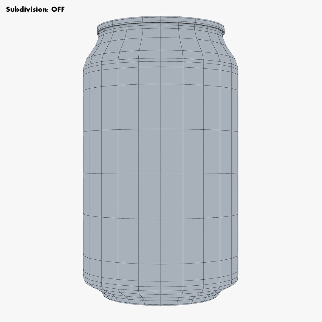 3D model Splashberry Soda Can 330ml Simple M 1 - TurboSquid 2135631
