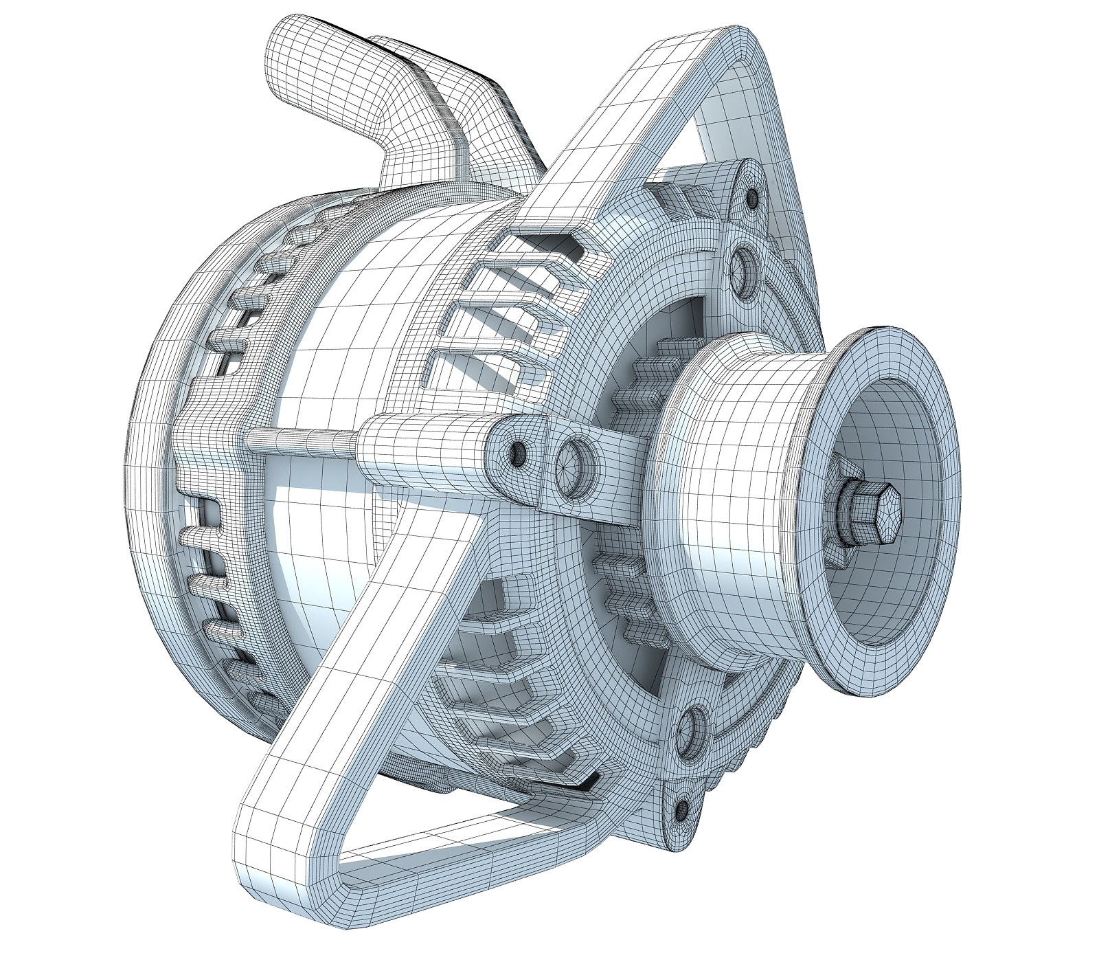 Engine alternator model - TurboSquid 1173268