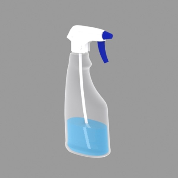 3ds max spray bottle