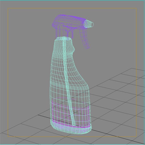 3ds max spray bottle