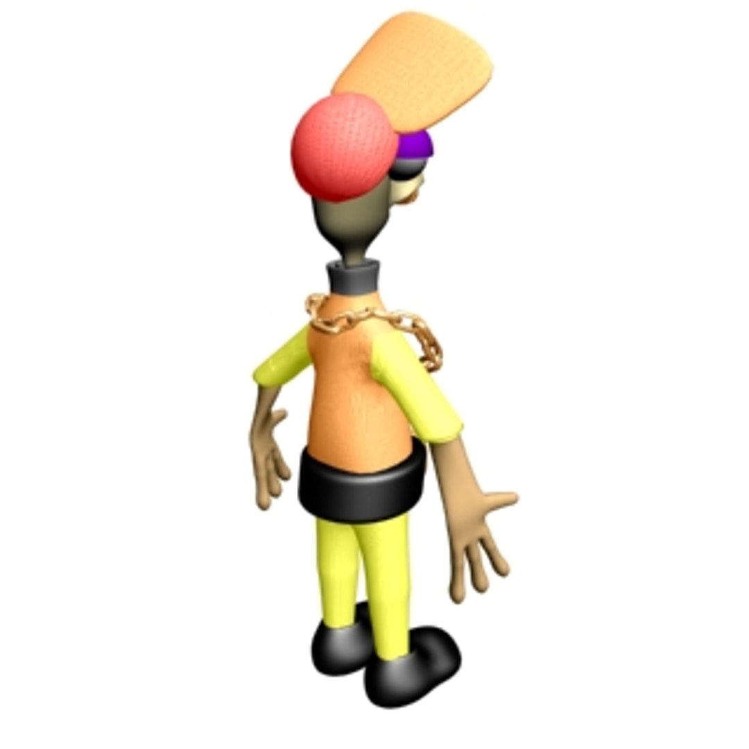 3d characters ganja model