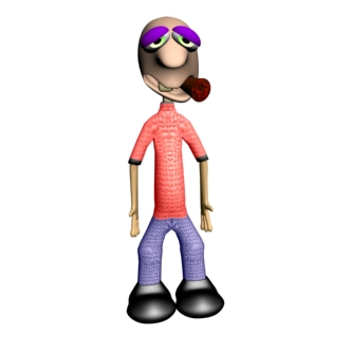 3d characters ganja model