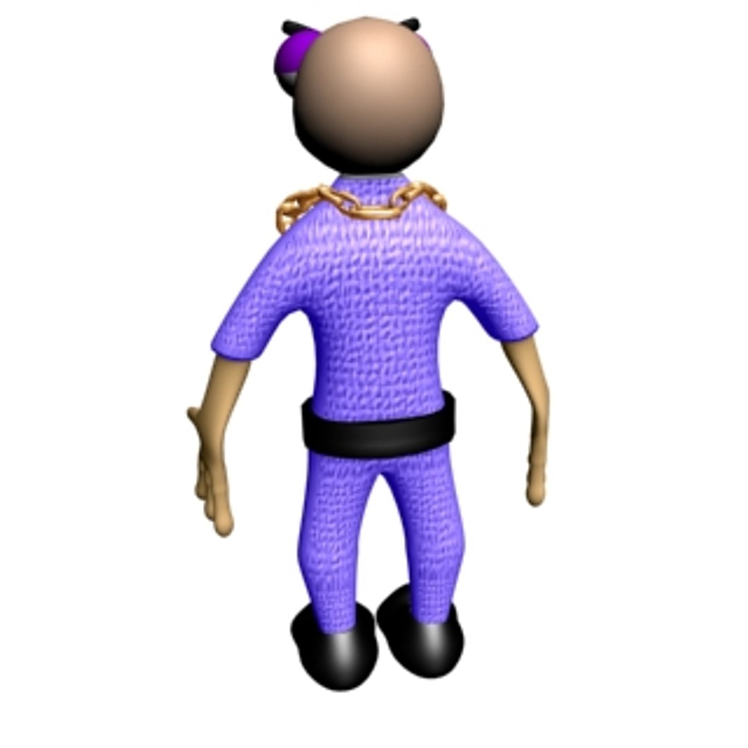 3d characters ganja model