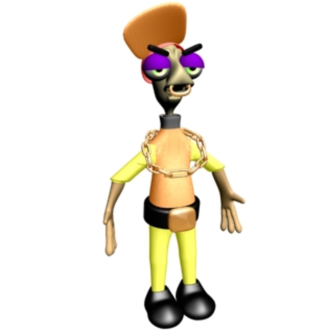 3d characters ganja model
