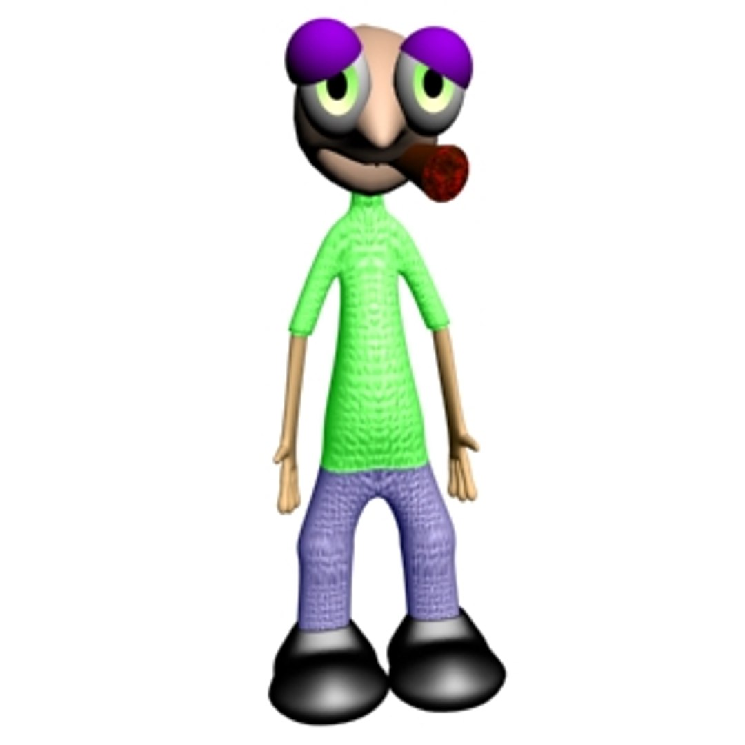 3d characters ganja model