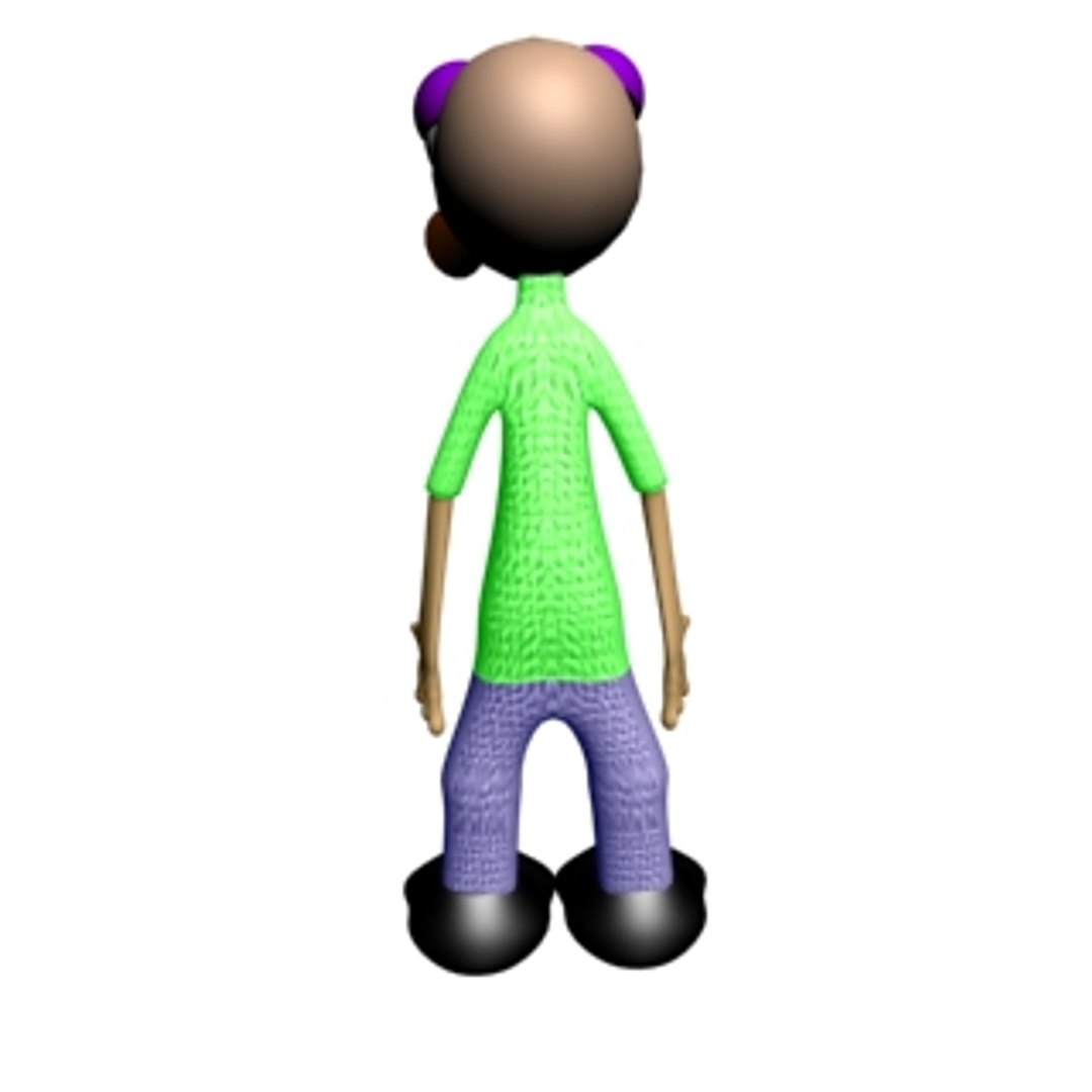3d characters ganja model