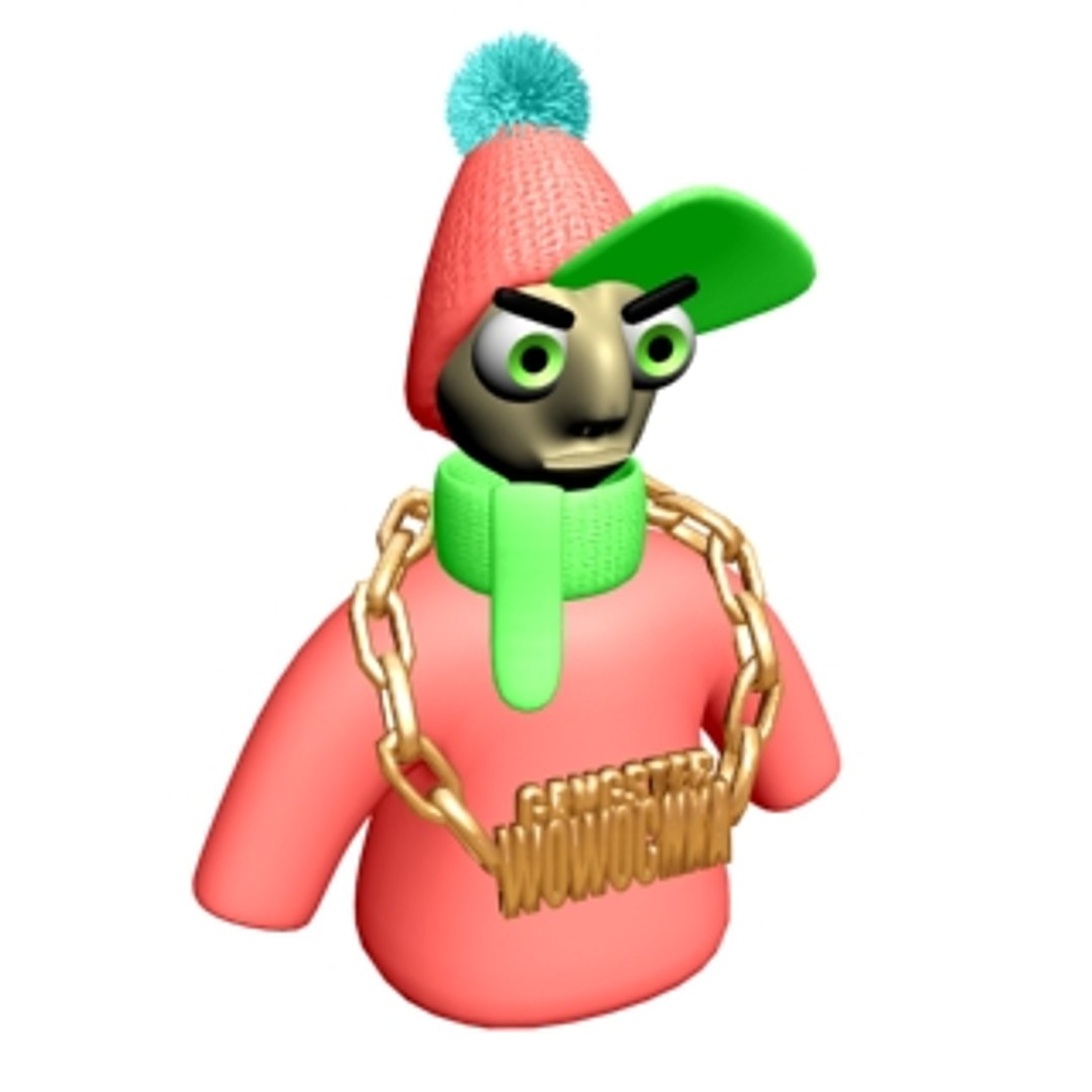 3d characters ganja model