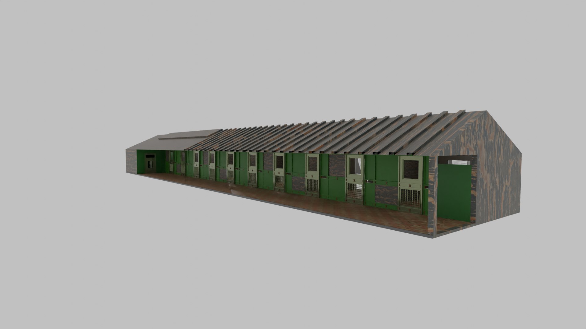 3D Horse Stable - TurboSquid 2159067