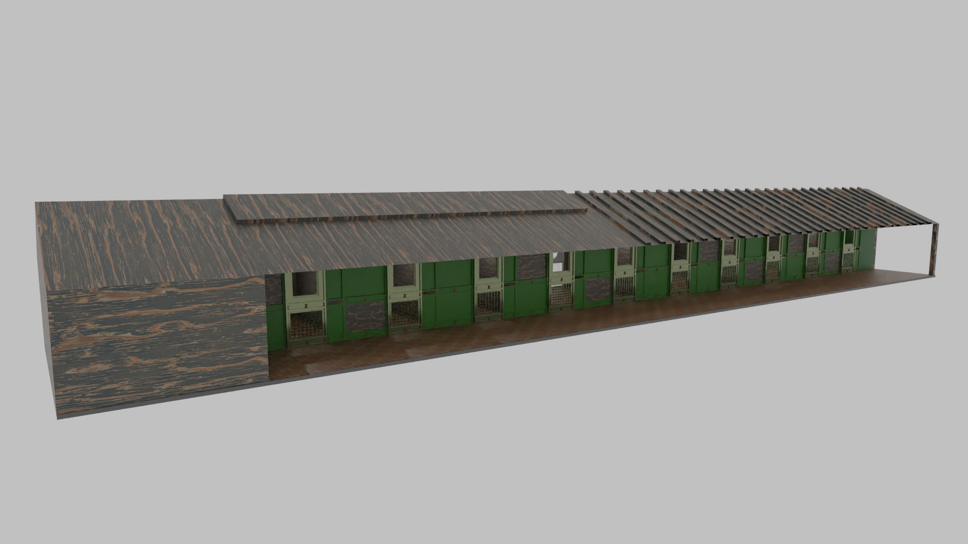 3D Horse Stable - TurboSquid 2159067