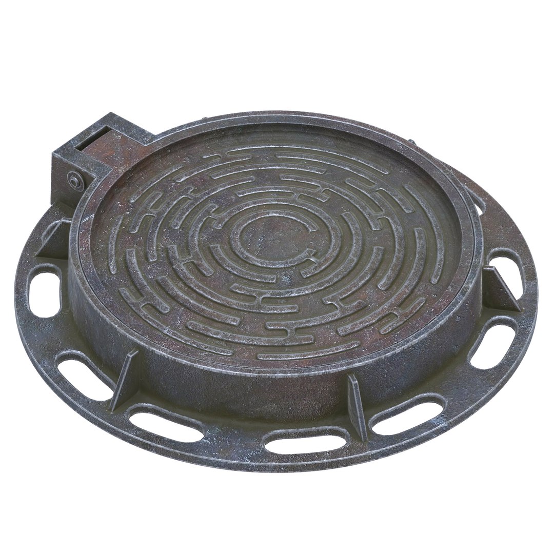 Sewer Lid Model - TurboSquid 1224625