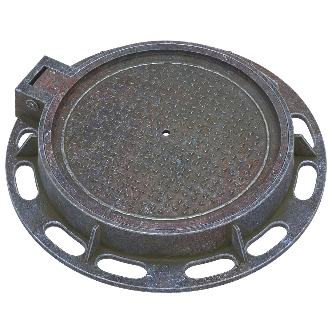 Sewer Lid Model - TurboSquid 1224625