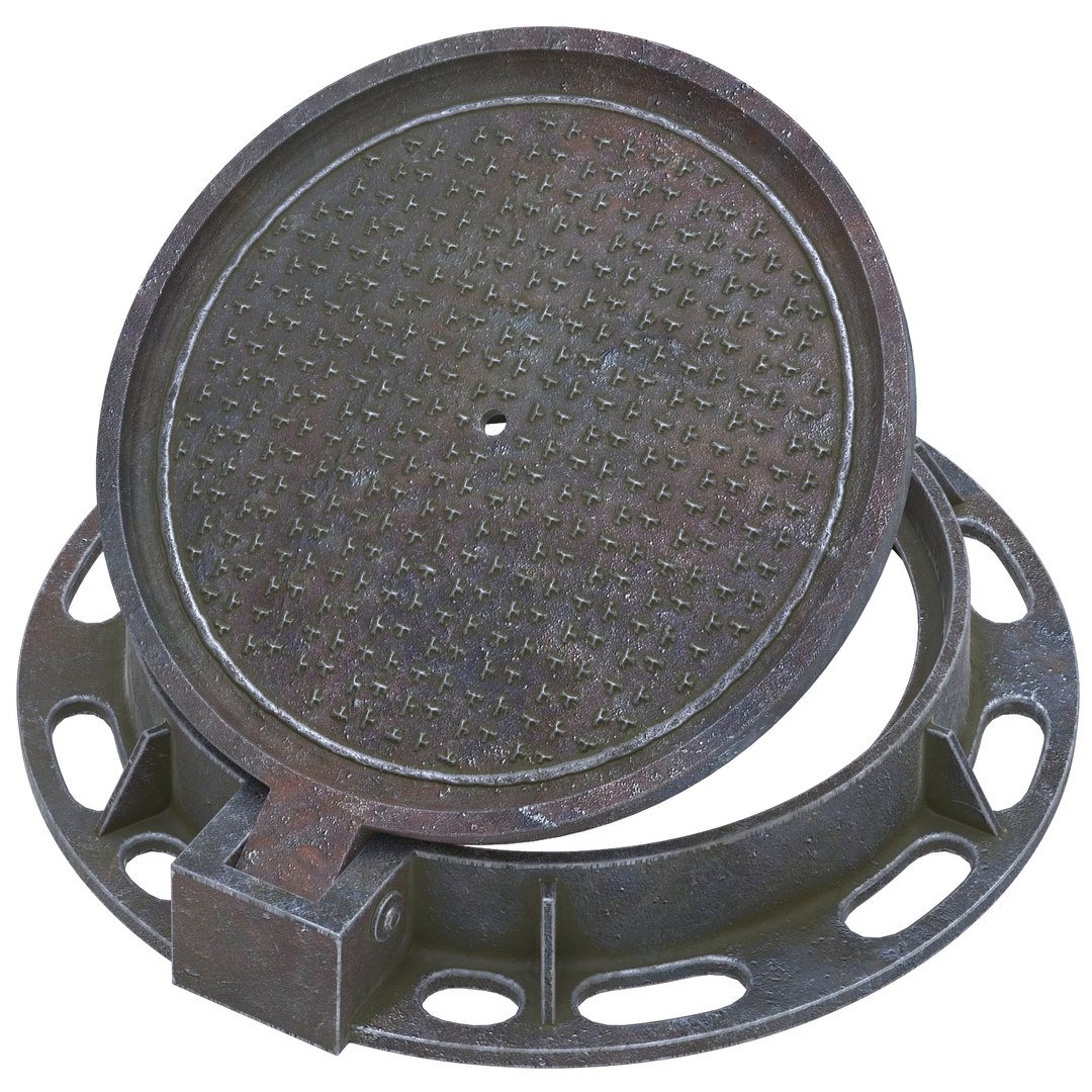Sewer Lid Model - TurboSquid 1224625