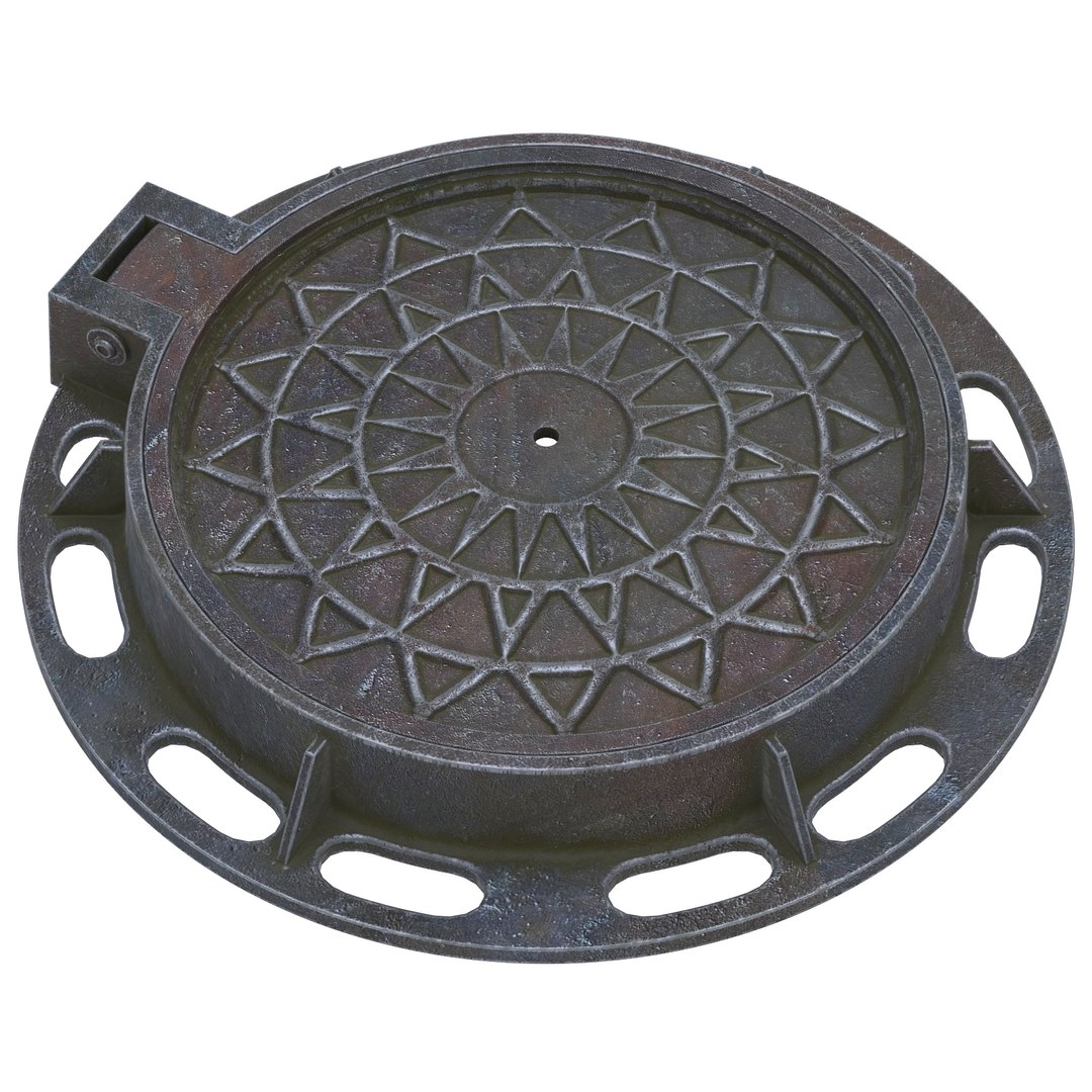 Sewer Lid Model - TurboSquid 1224625